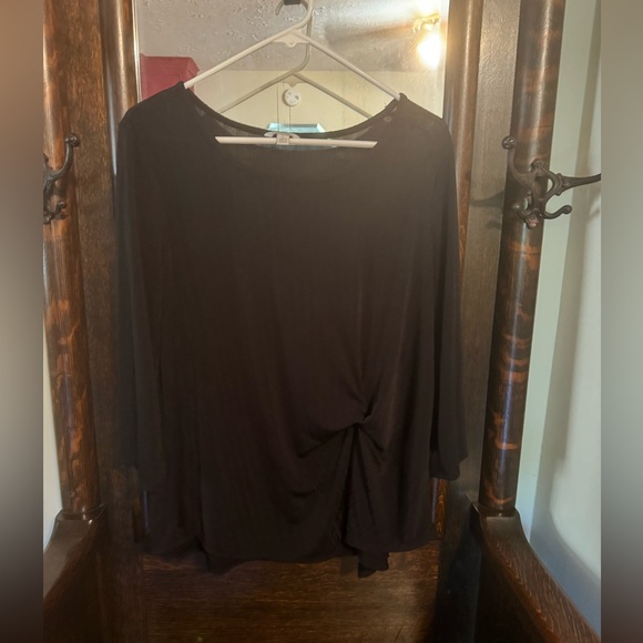 est 1964 | Tops | Est 964 Black 34 Length Sleeve Shirt | Poshmark